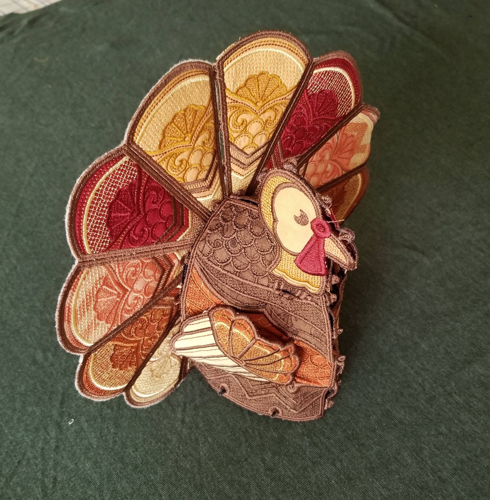 Freestanding Dresden Inspired Turkey Decoration - Etsy