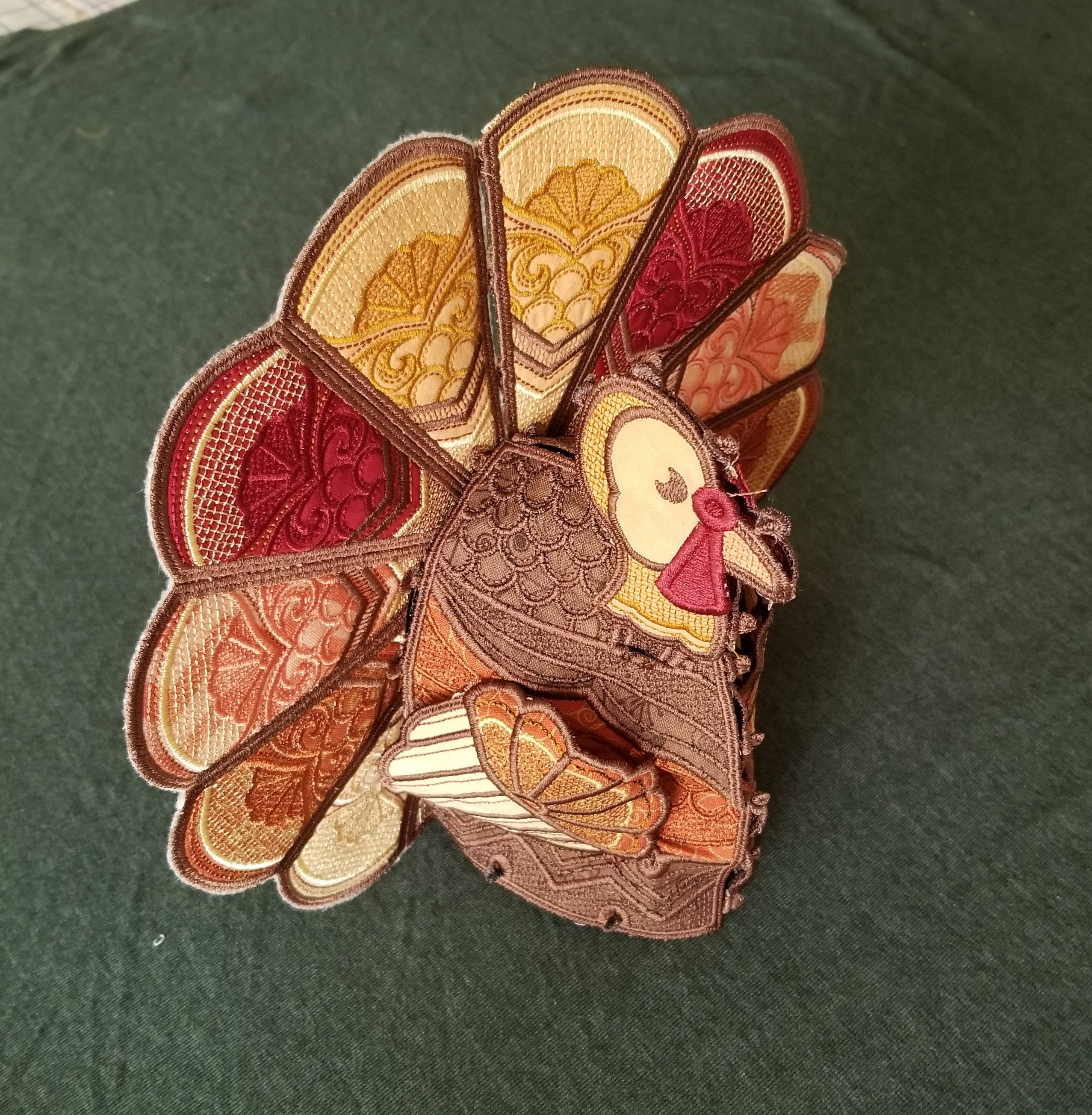Freestanding Dresden Inspired Turkey Decoration - Etsy