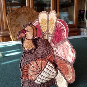 Freestanding Dresden Inspired Turkey Decoration - Etsy