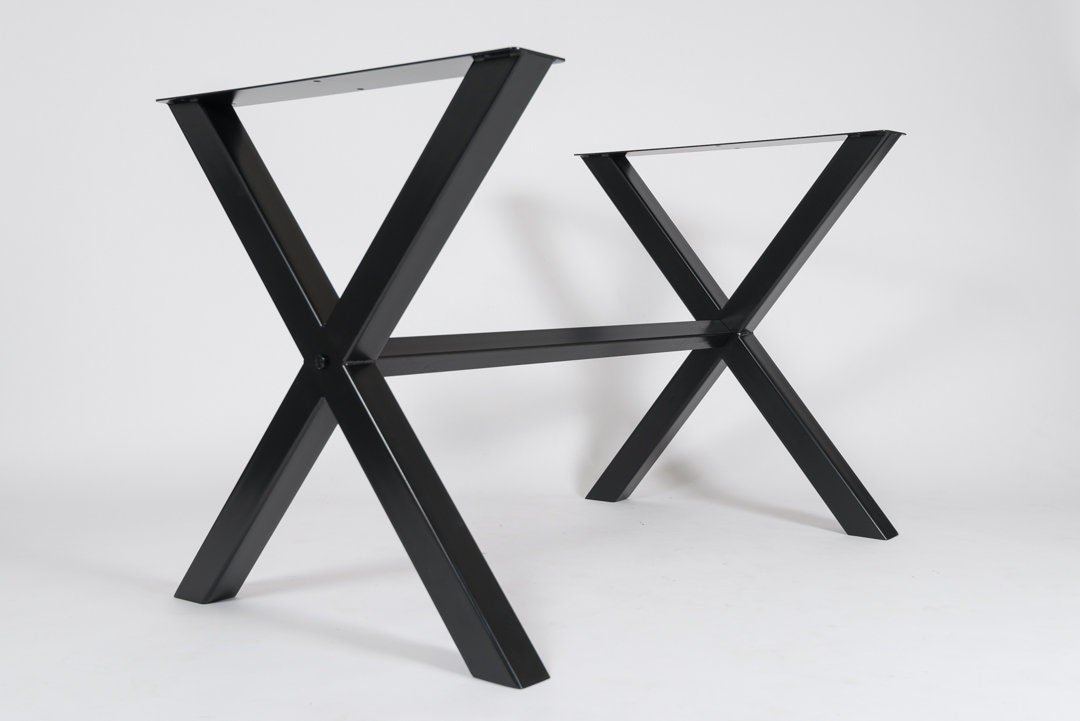 The 'X' Base . X-shaped Metal Dining Table Base/legs Industrial ...
