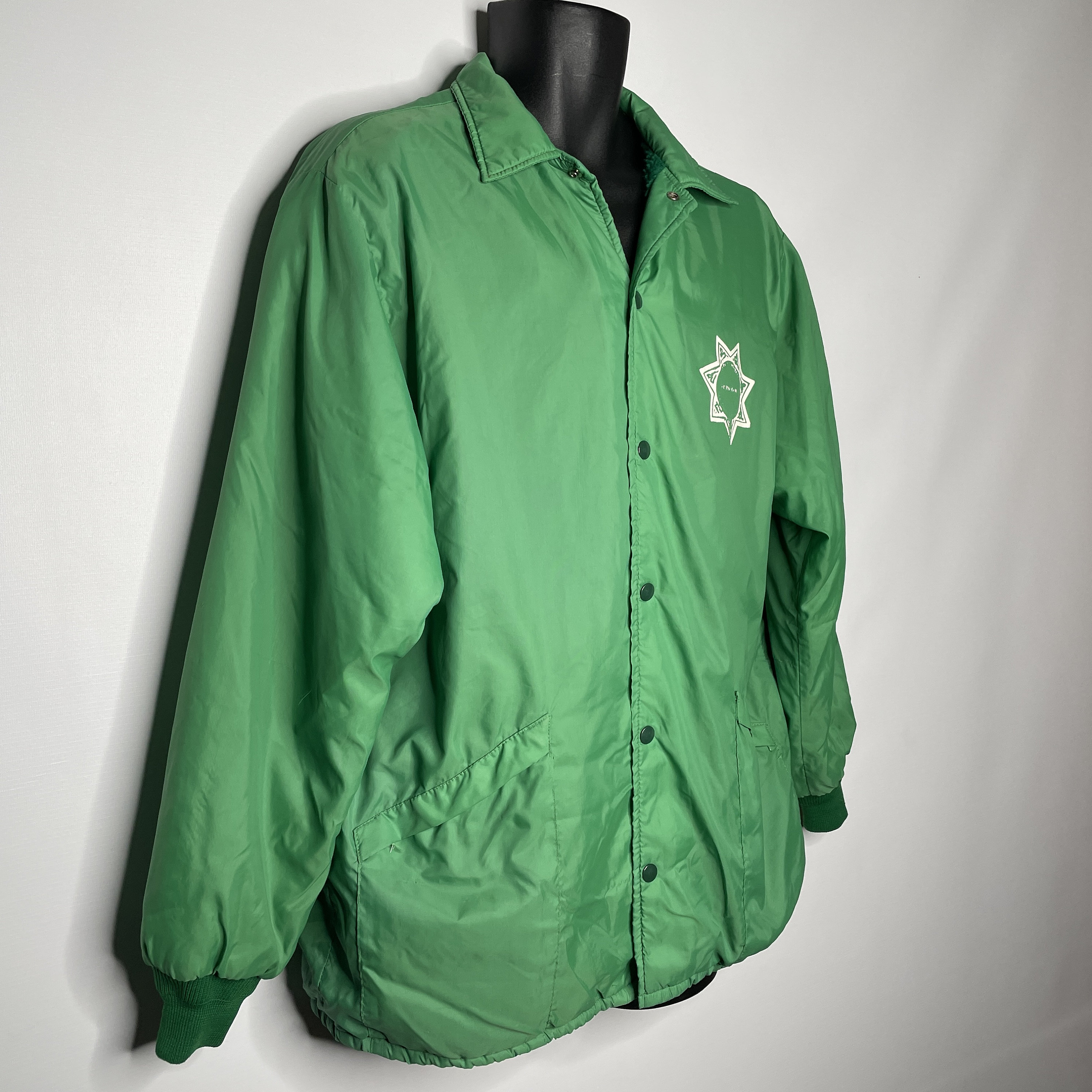 Vintage 70s San Diego County Sheriff Green Sherpa Lined Coach - Etsy