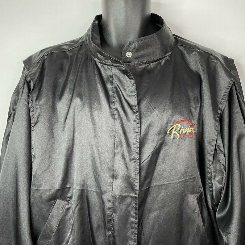 Vintage 80s Riviera Blues Vegas Riviera Hotel Casino Logo Embroidered ...