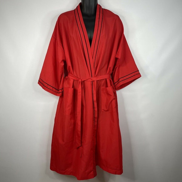 Mens Red Satin Robe - Etsy