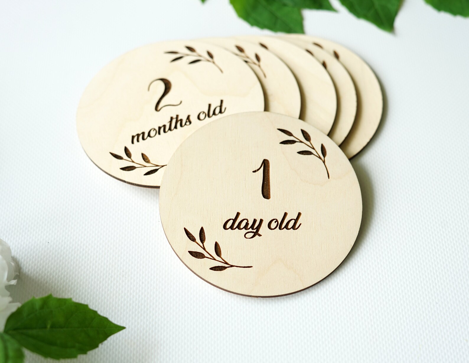 Baby Milestone Cards Baby Shower Gift New Baby Gift Baby Etsy