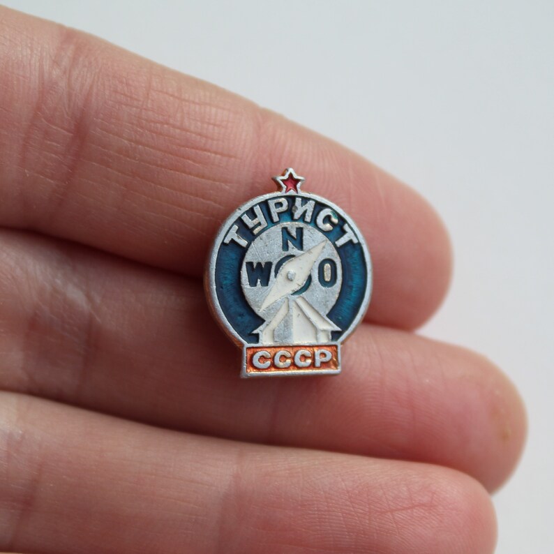 Vintage soviet pins Enamel metal Russian badges Hipster | Etsy