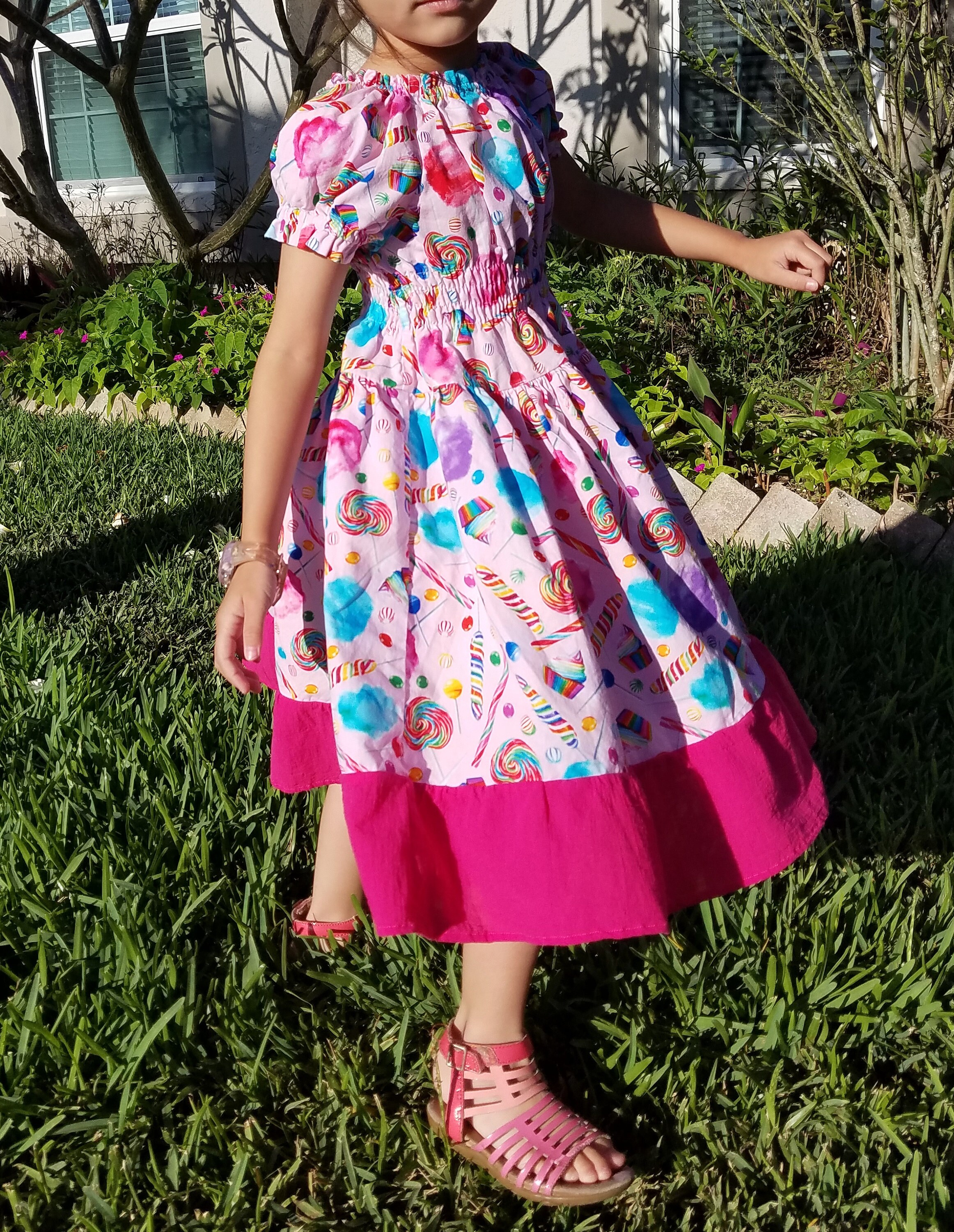 Candyland Cotton Fabric Rainbow Candy Mixed Novelty Fabric - Etsy