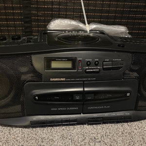Samsung CD Cassette Radio Player Boombox | Etsy