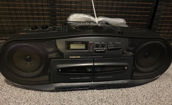 Samsung CD Cassette Radio Player Boombox | Etsy