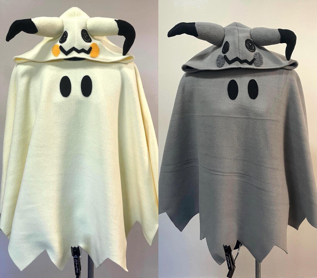 Mimikyu Pokemon Anime Cosplay Halloween Costume Poncho Hooded Cloak ...