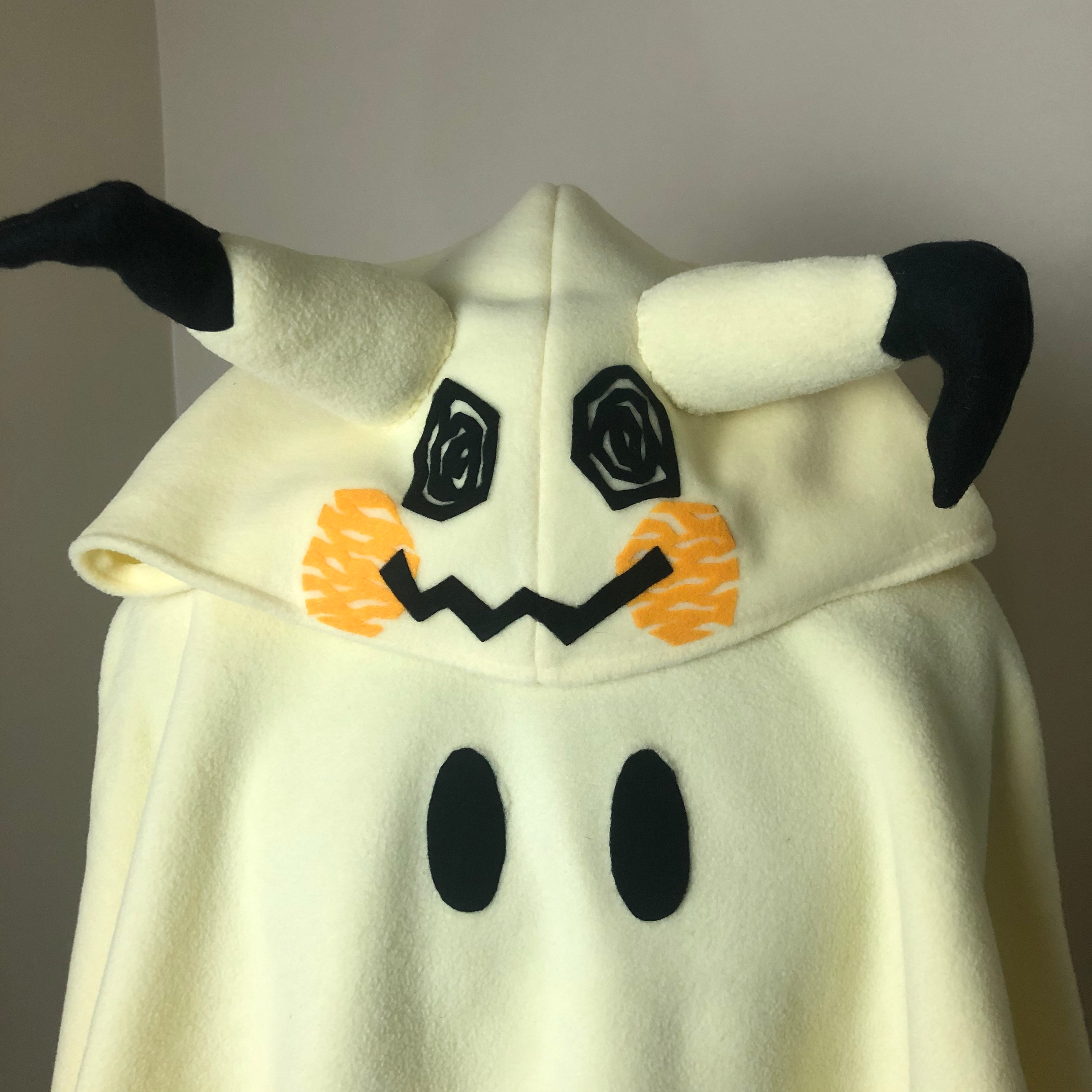 Mimikyu Pokemon Anime Cosplay Halloween Costume Poncho Hooded Cloak ...