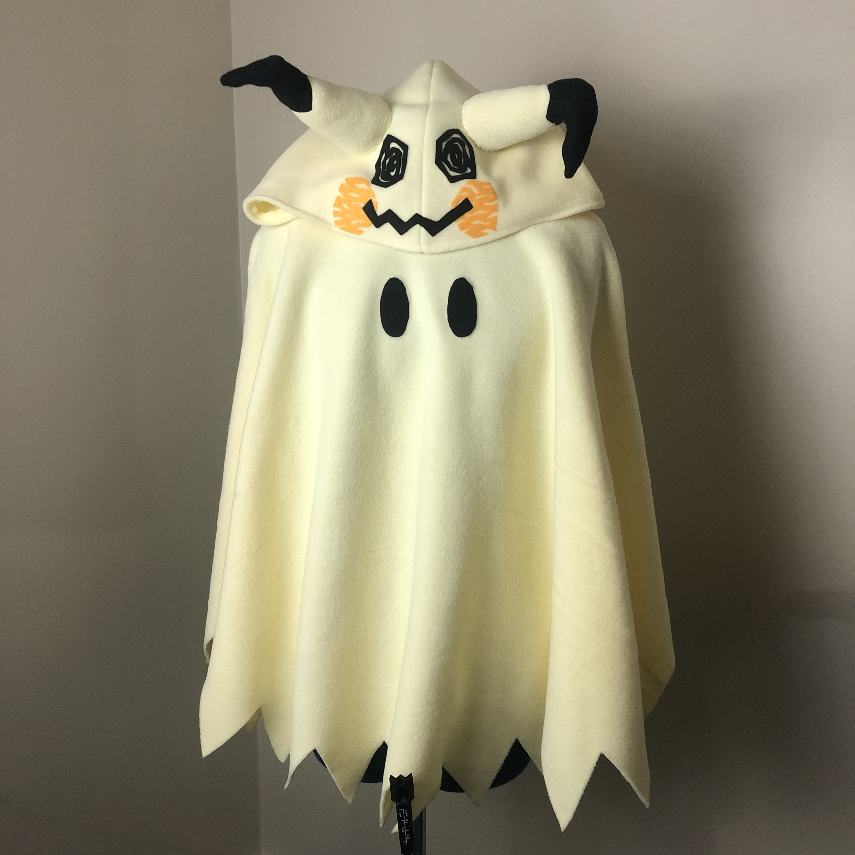 Mimikyu Pokemon Anime Cosplay Halloween Costume Poncho Hooded Cloak ...