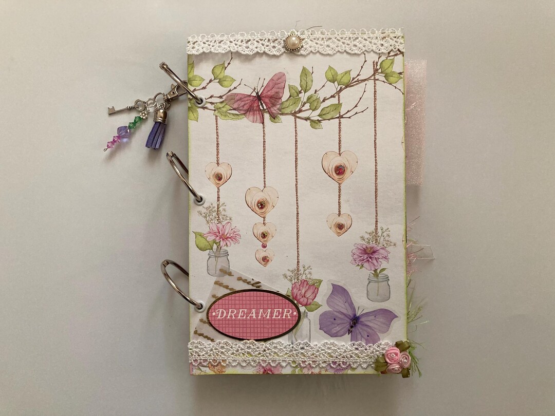 Butterfly Dreamer Journal, Handmade Journal, Handmade Paper, Aged ...