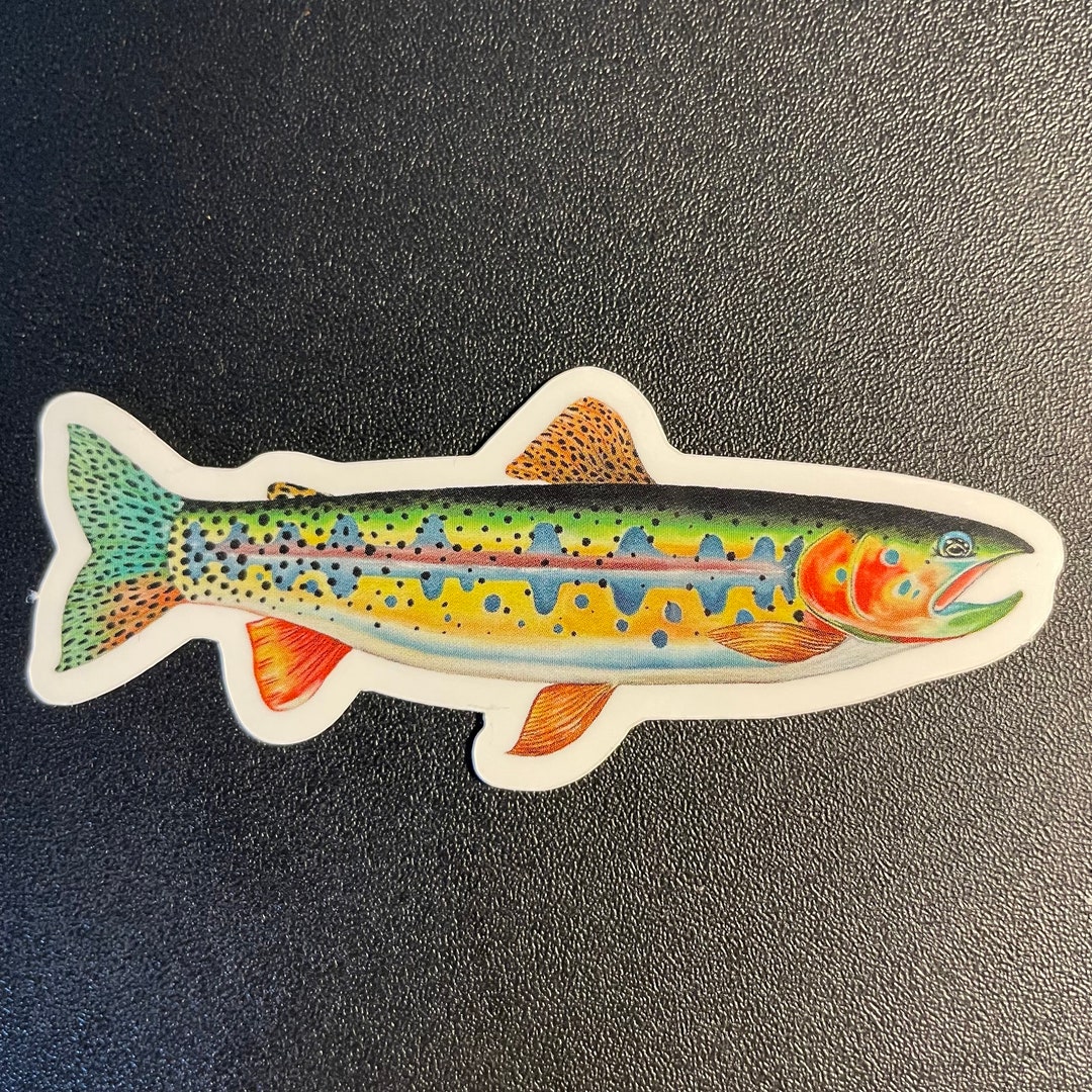 Trout Sticker - Etsy