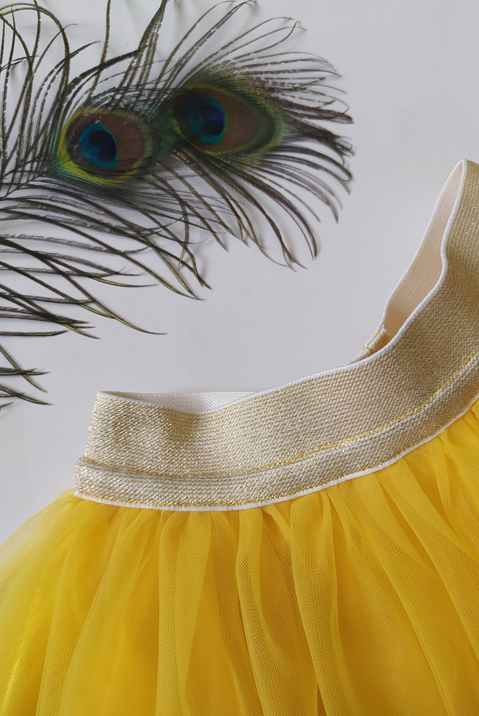 Yellow Tutu Skirt Birthday, Party Tutu, Gift for a Girl, Tulle Skirt ...
