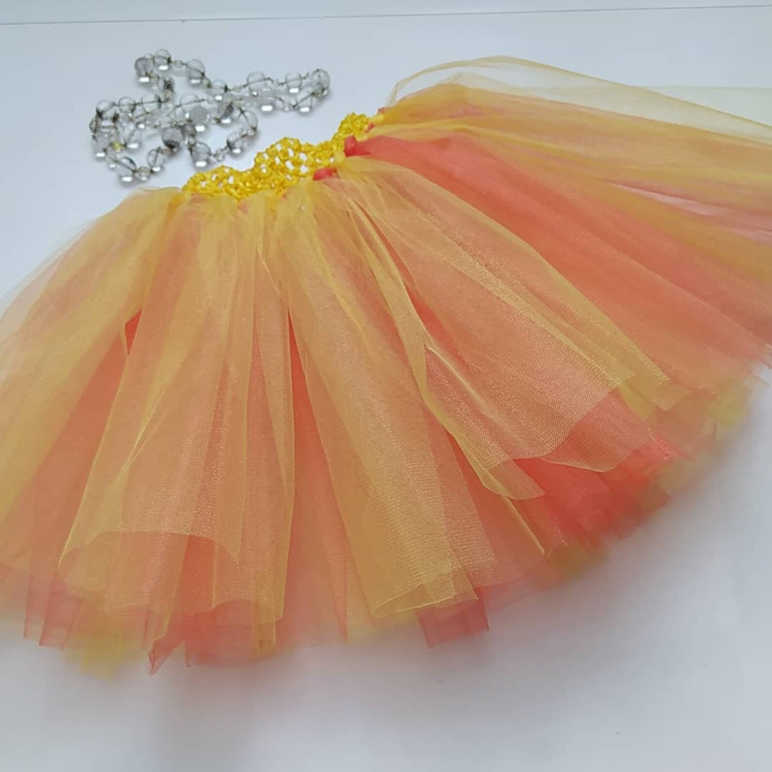 Yeliow-orange Tutu Skirt Girls, Birthday Tutu, Toddler Skir - Etsy