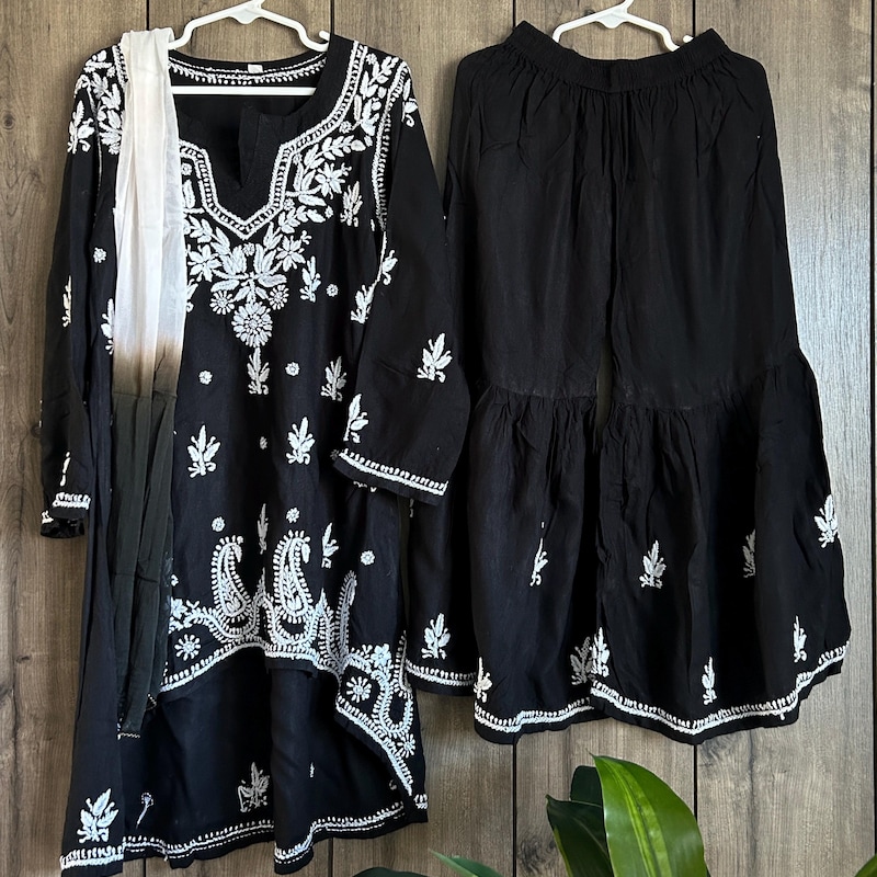 Girls Indian Black Dress - Etsy