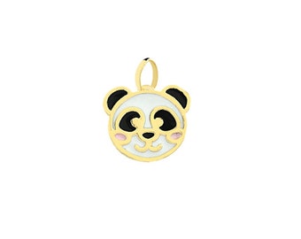 Panda Gold Pendant - Etsy