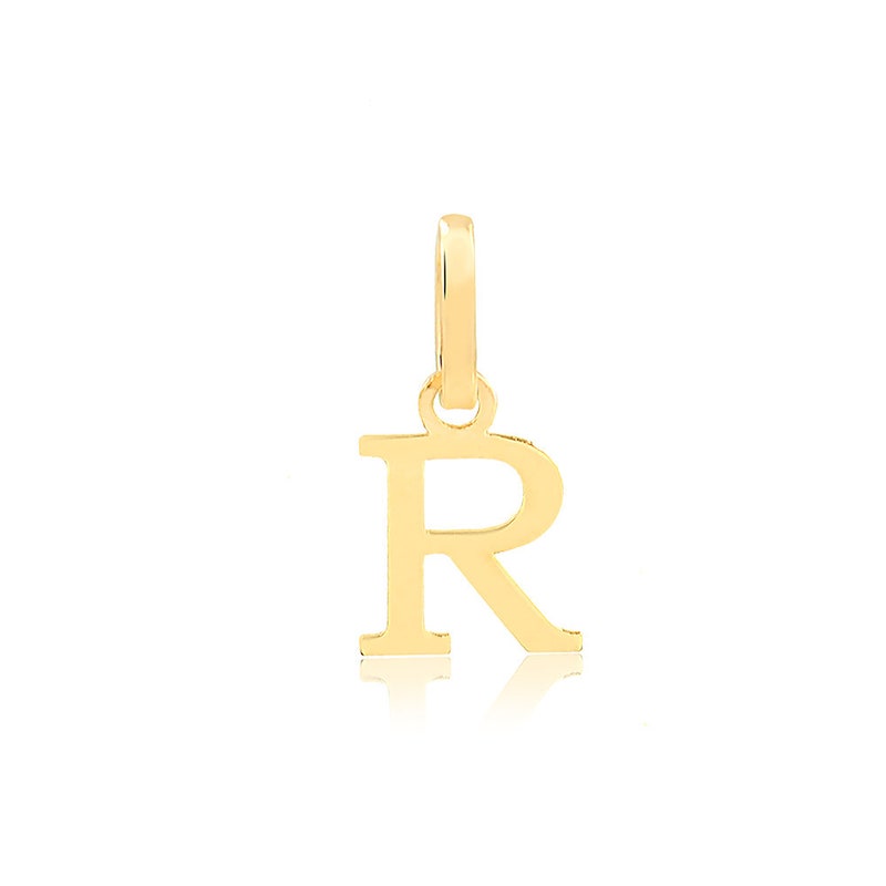 Letter R Necklace - Etsy