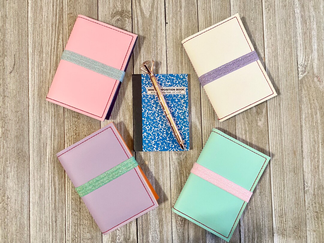 Mini Composition Notebook Holder, Mini Notebook Holder, Mini Notebook ...