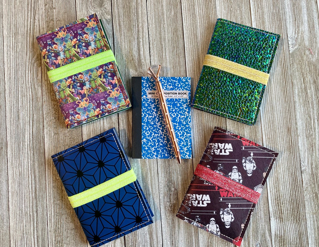 Mini Composition Notebook Holder, Mini Notebook Holder, Mini Notebook ...