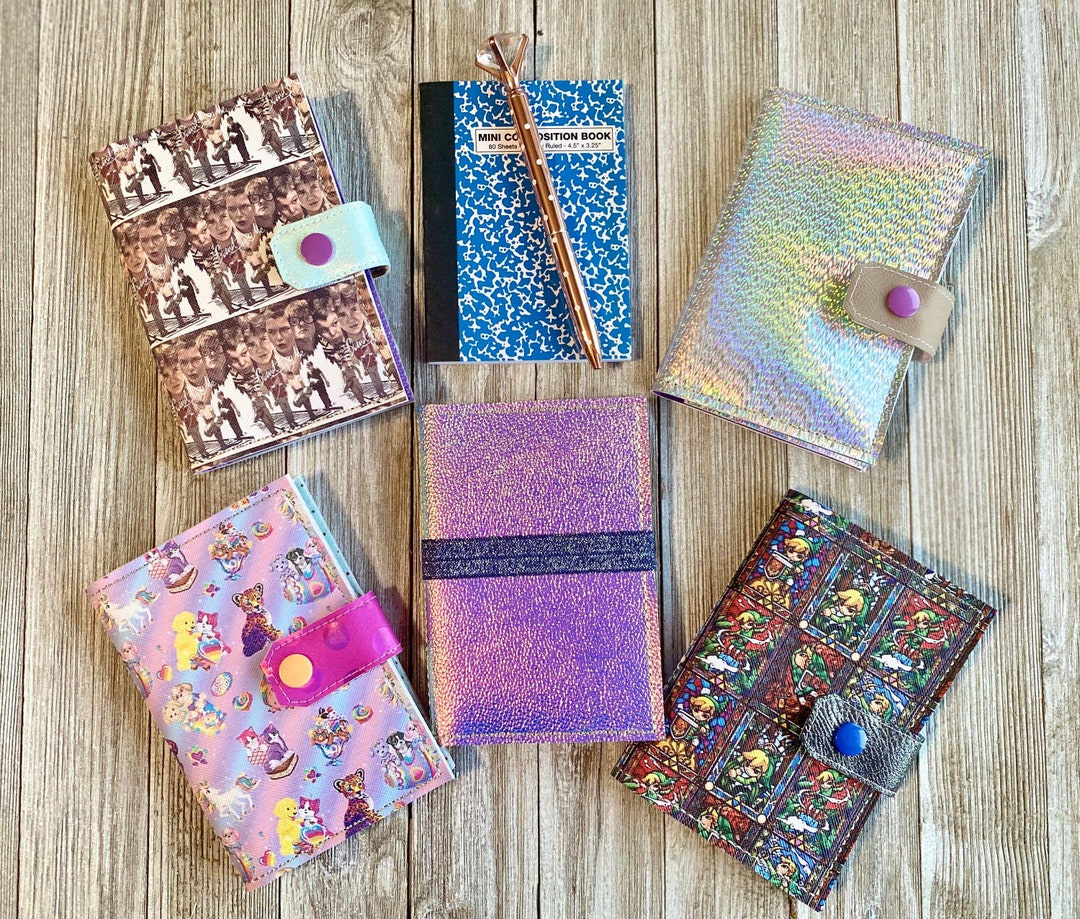 Mini Composition Notebook Holder, Mini Notebook Holder, Mini Notebook ...