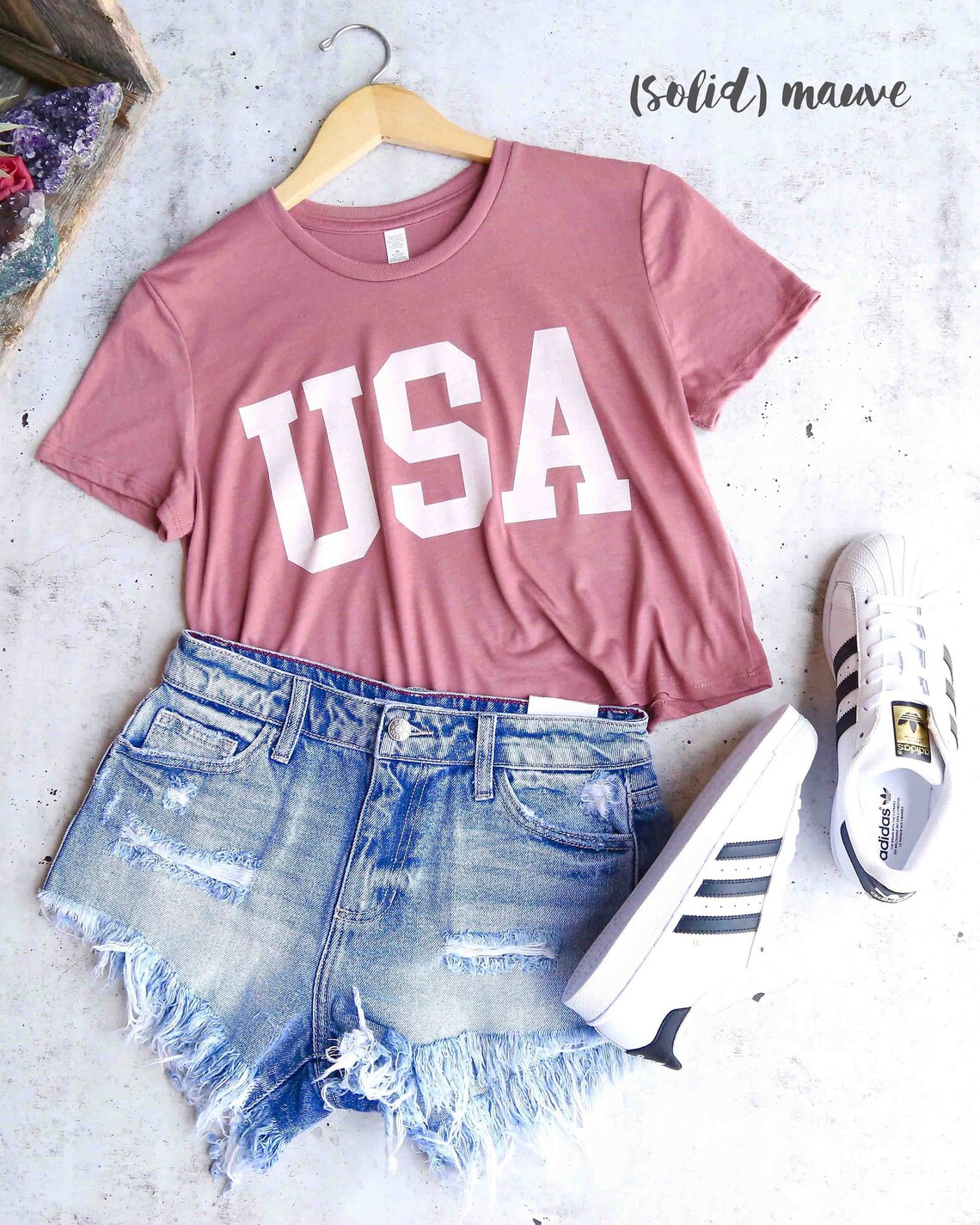 USA Tee - USA Cropped T-shirt - Patriotic Shirt - USA Shirt America ...