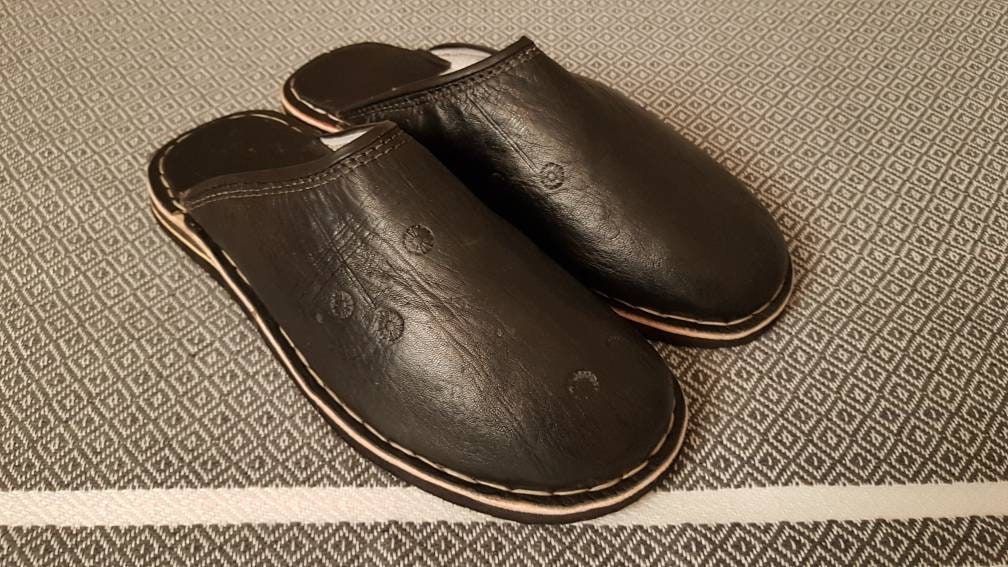 Babouche man babouche leather Berber berber Moroccan mule