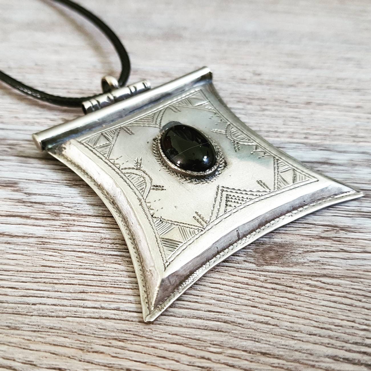 Tuareg necklace in silver, berber jewelry, present for women