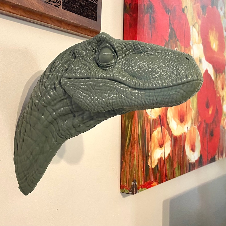 Wall Mount Dinosaur Head