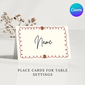 Customizable Tomato Dinner Party Bundle - Invitation, Place Cards, Menu ...