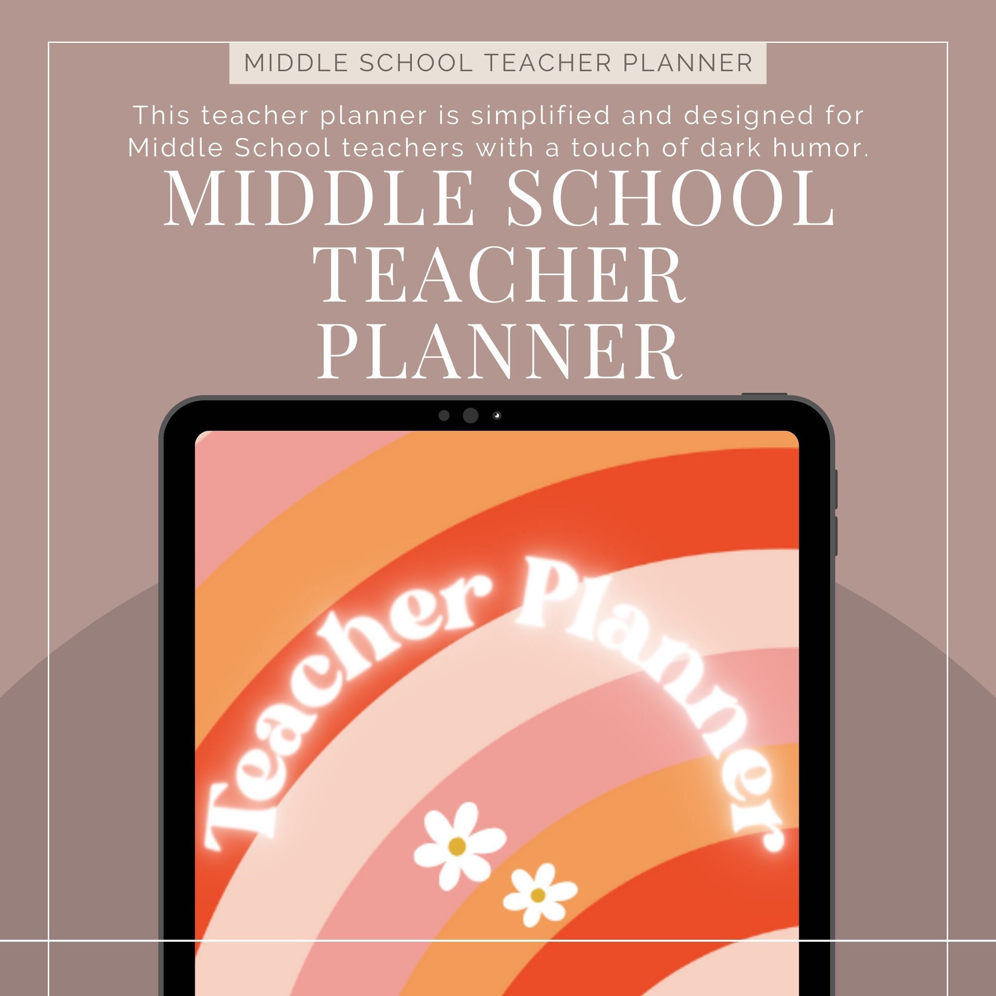 Goodnotes - Middle School Teacher Planner *with Dark Humor - Etsy