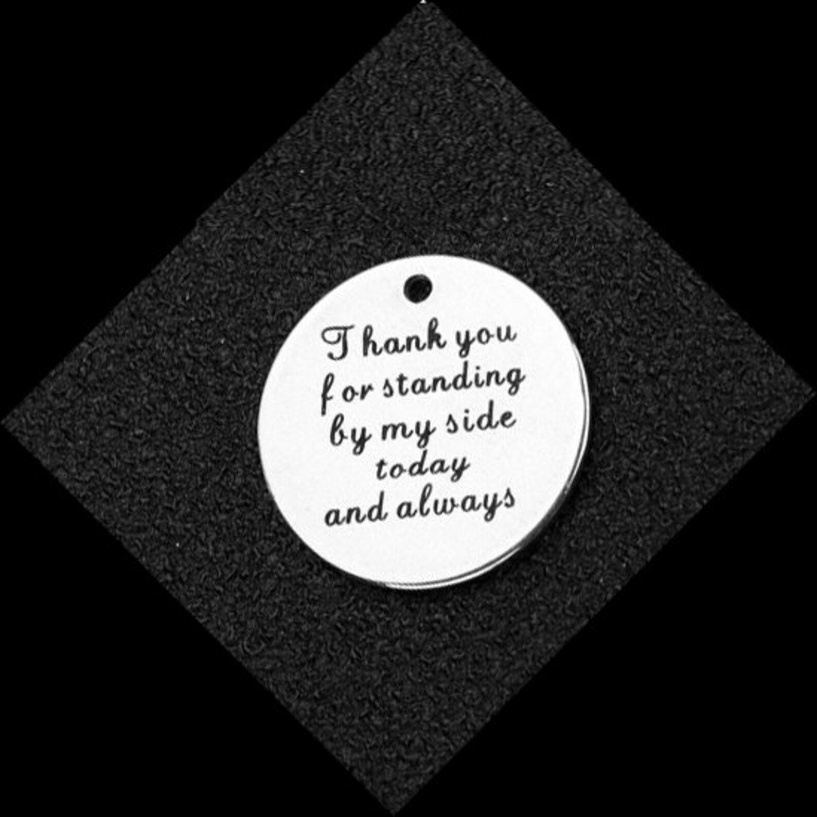 Thank You for Standing by My Side Today and Always Charm - Etsy