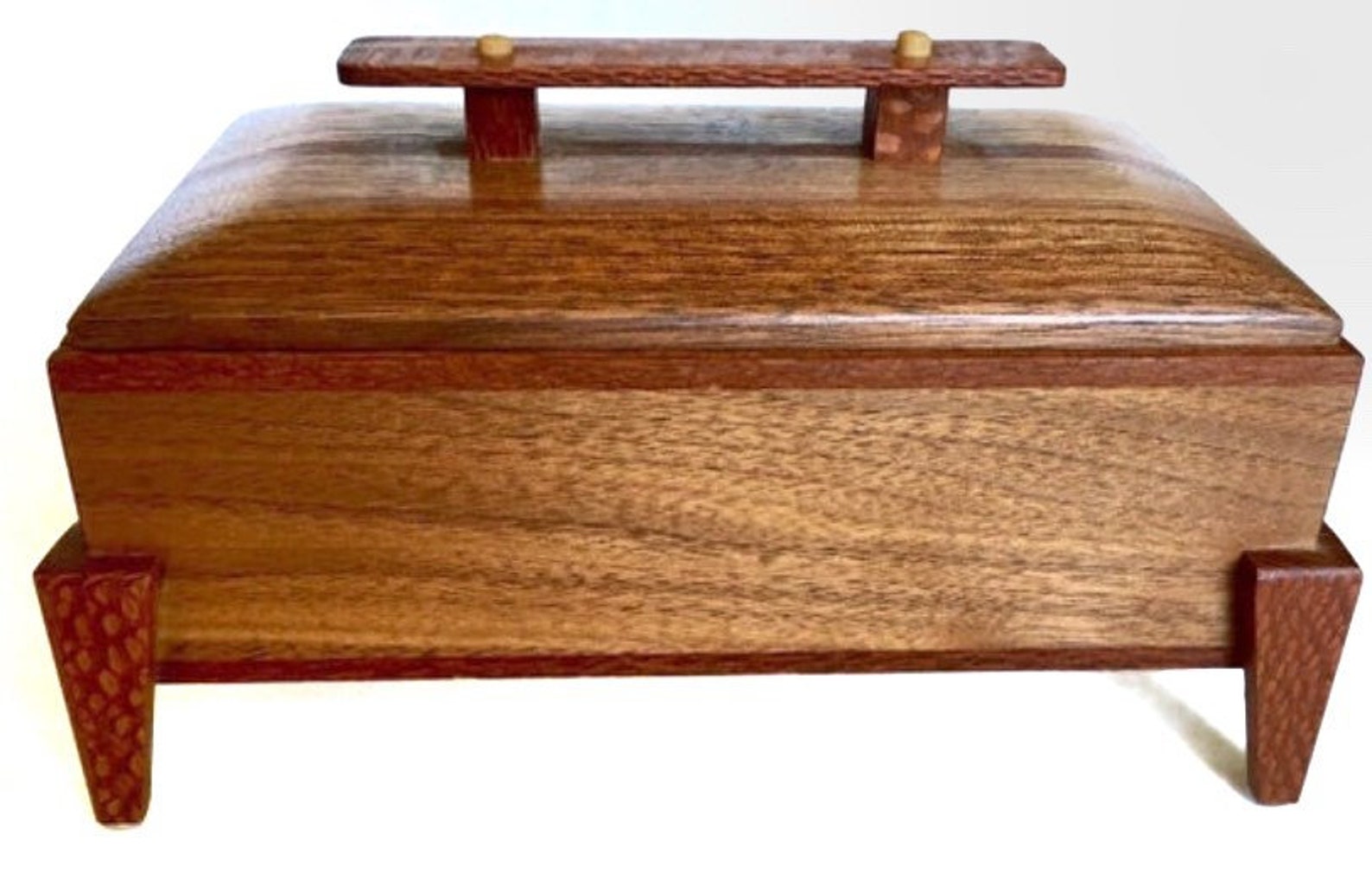 Walnut Keepsake Box With Lid Walnut Jewelry Box Wood Jewelry | Etsy