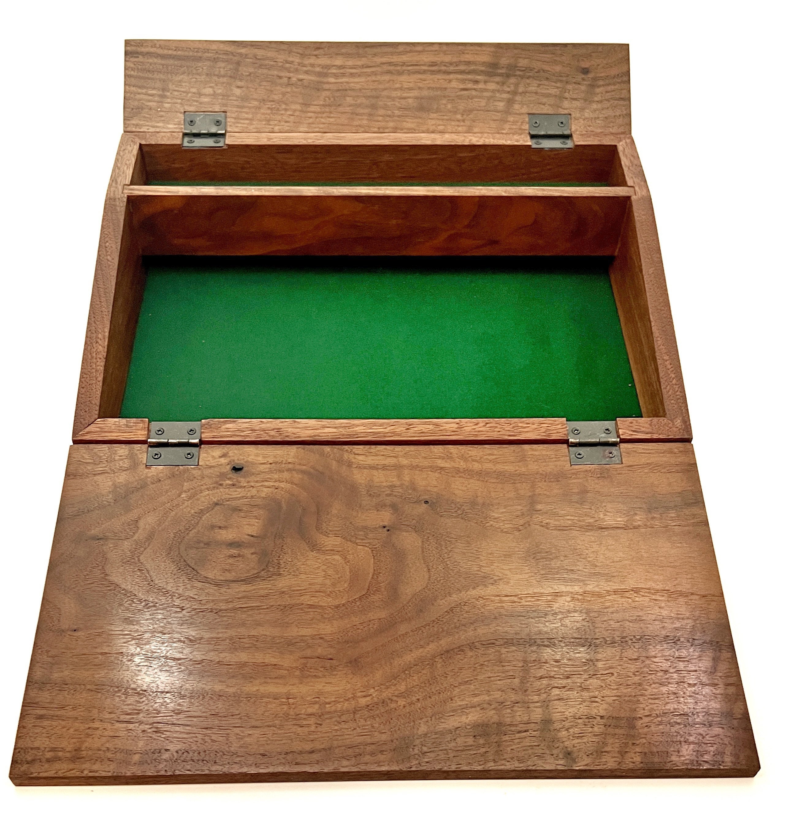 Walnut Lap Desk Portable Writing Desk Wooden Writing Slope - Etsy