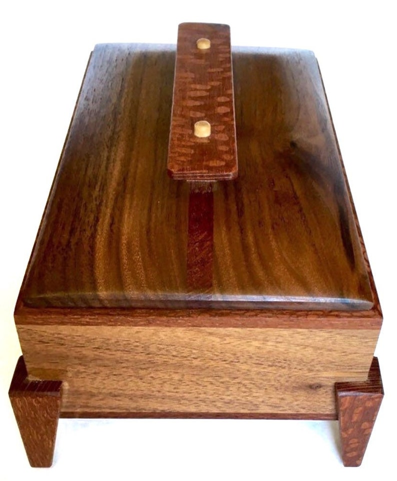 Walnut Keepsake Box With Lid Walnut Jewelry Box Wood Jewelry | Etsy