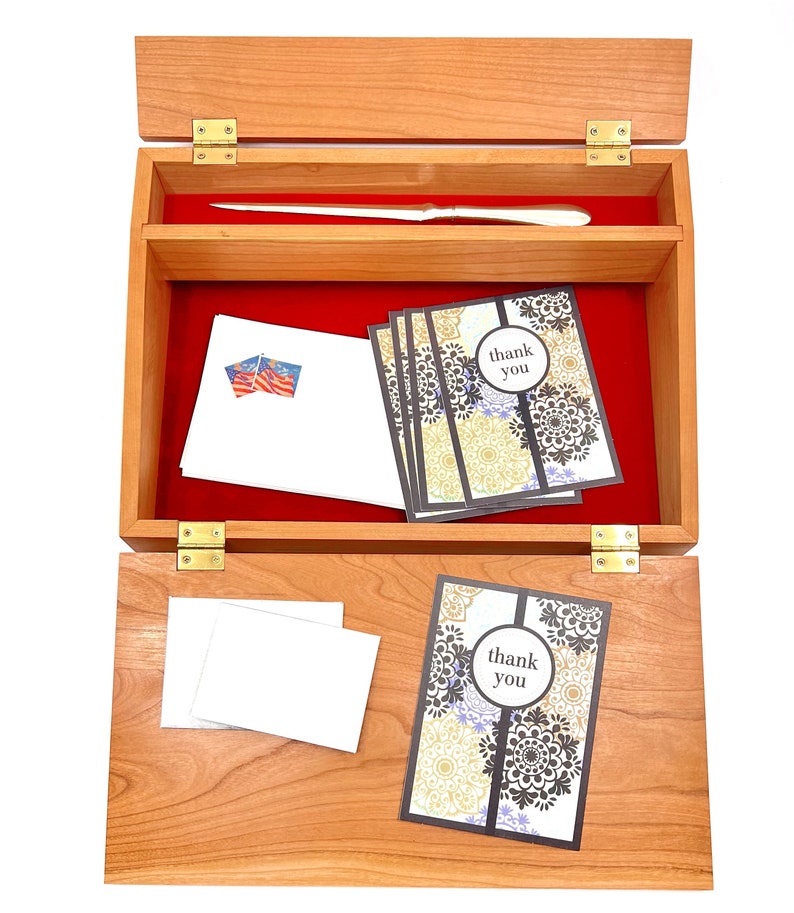 Cherry Wood Lap Desk Portable Writing Desk Wooden Writing - Etsy