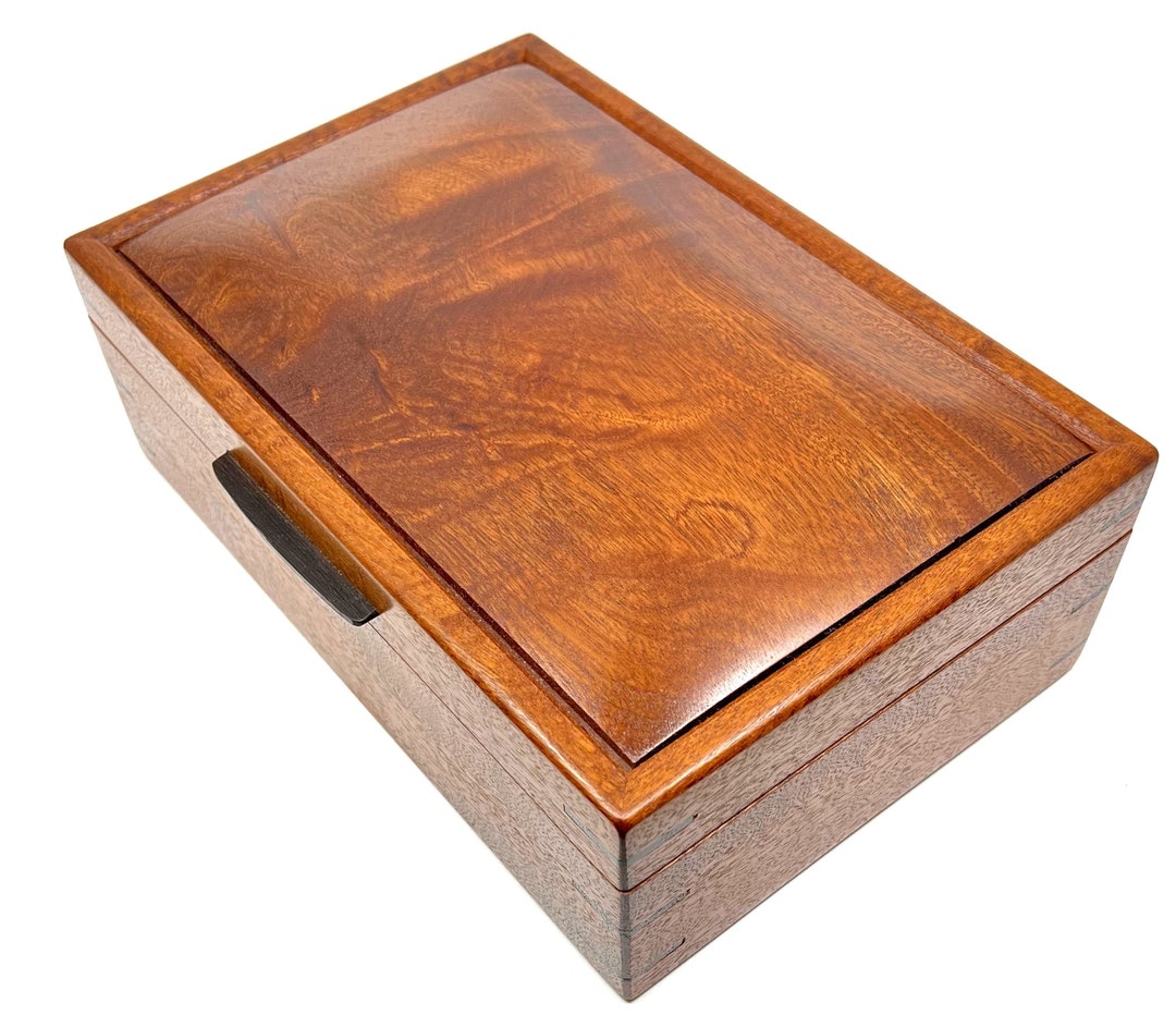 Mahogany Watch Storage Wooden Storage Box for Six Watches - Etsy