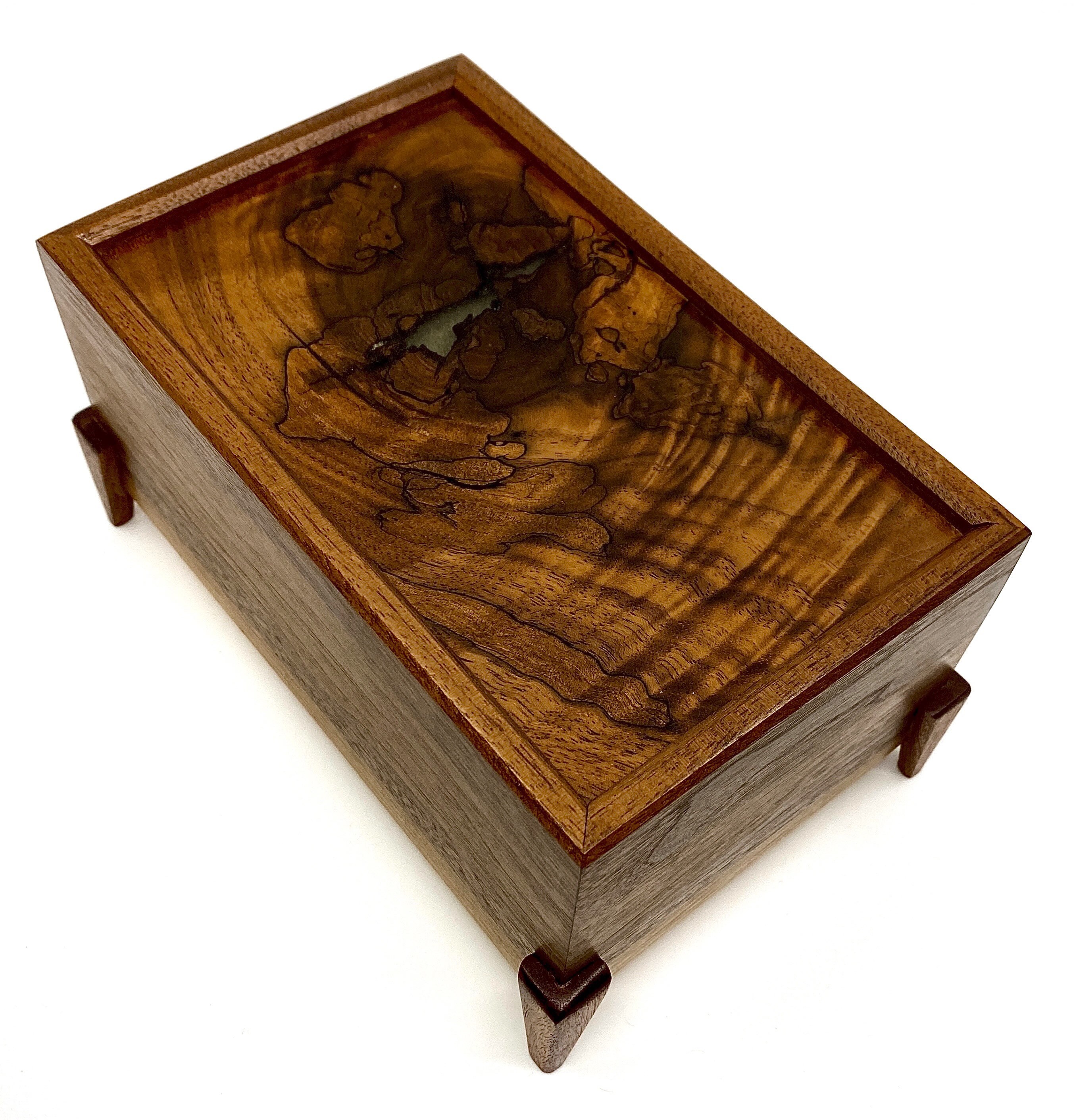 Burl Walnut Urn Small Cremation Urn Small Wood Urn Handmade | Etsy