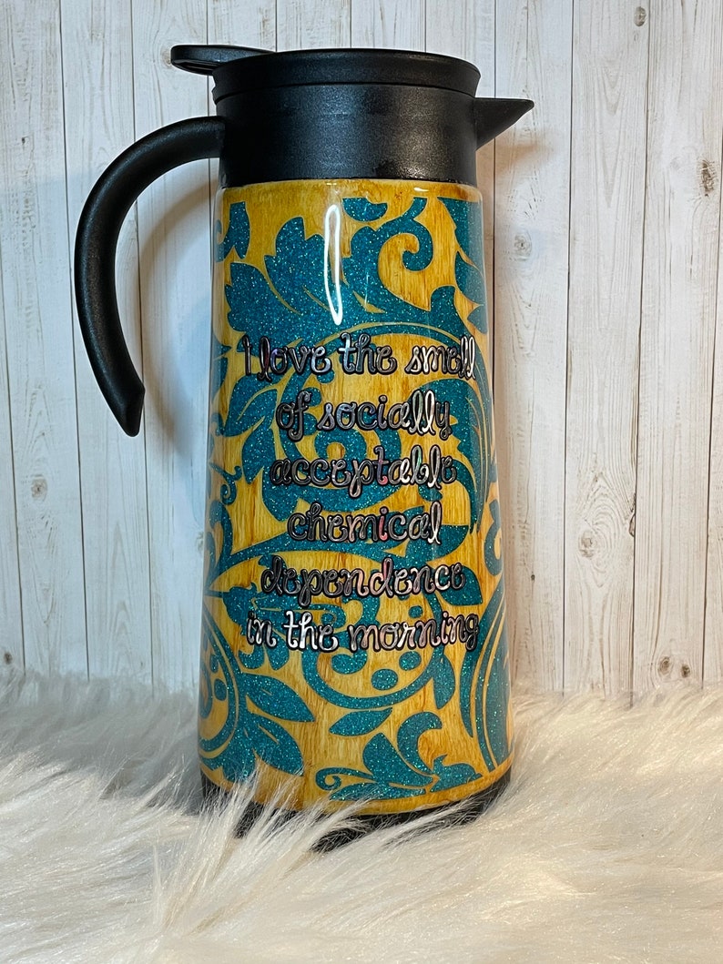 Custom Coffee Carafe Custom Tea Carafe Coffee Pitcher Tea | Etsy