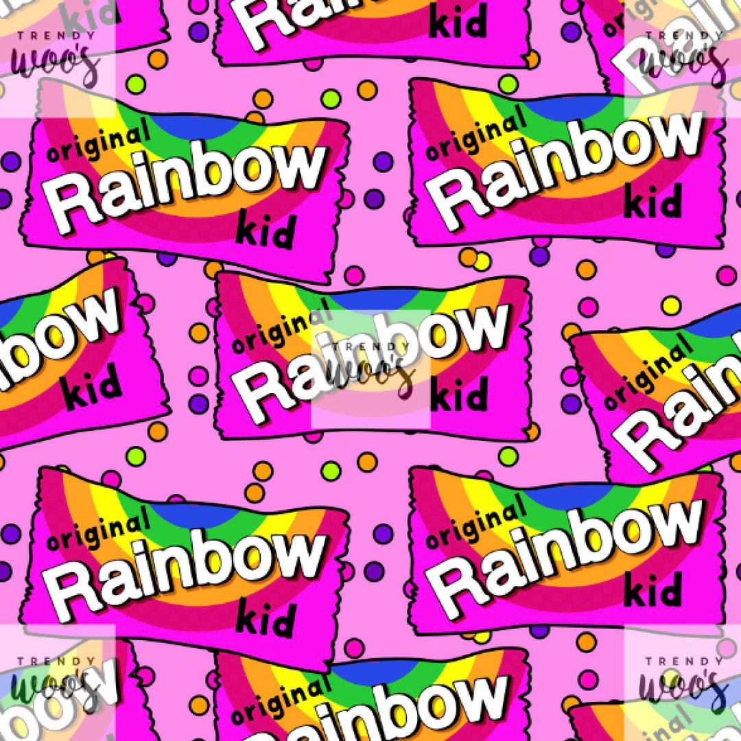 Candy Sweets Rainbow Cute Seamless Pattern / Fabric Design / Surface ...