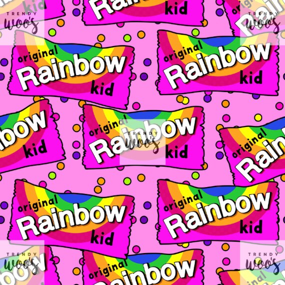 Candy Sweets Rainbow Cute Seamless Pattern / Fabric Design / | Etsy