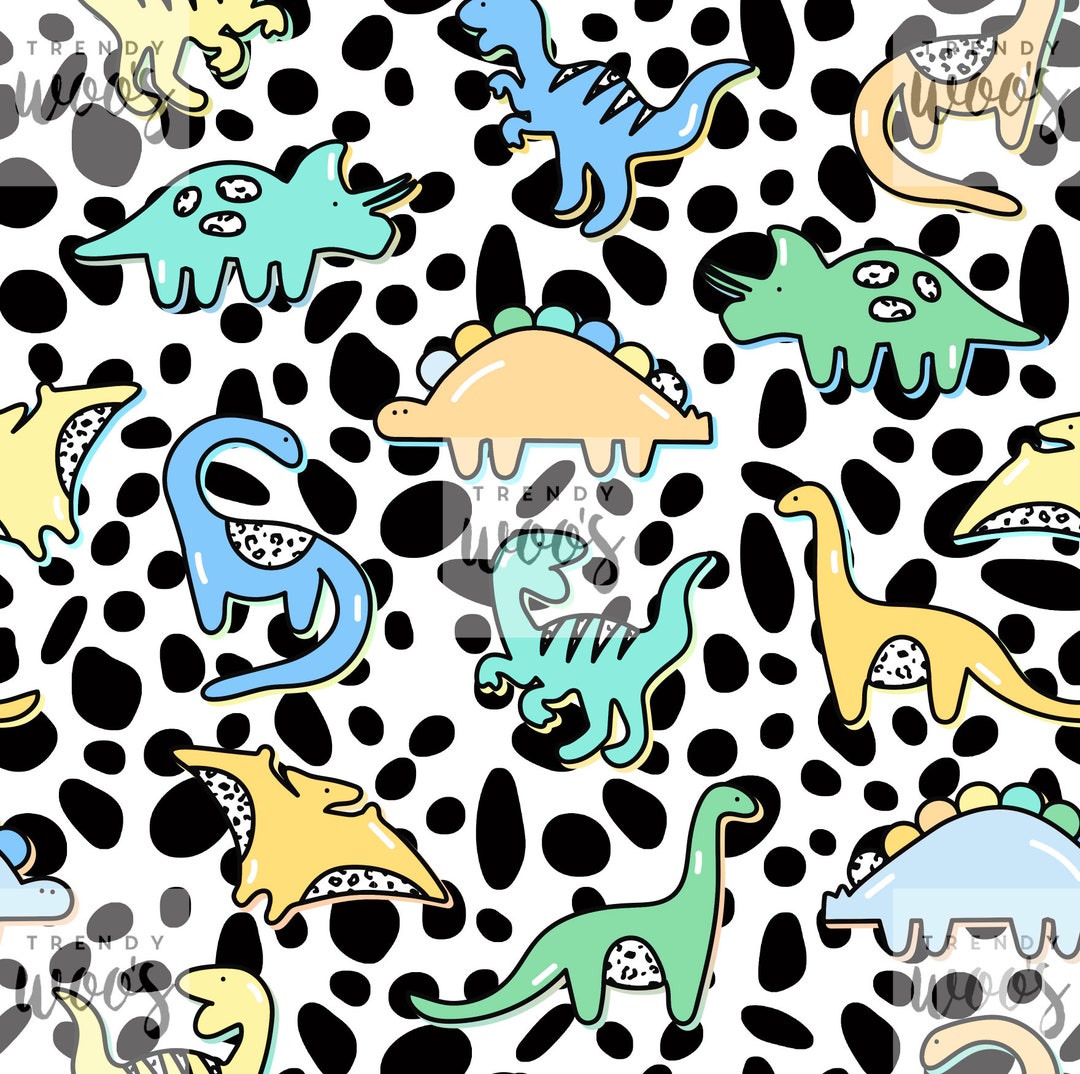Dinosaurs Rainbow Retro Geometric Dinos Unisex 80s 90s Pastel Boys ...