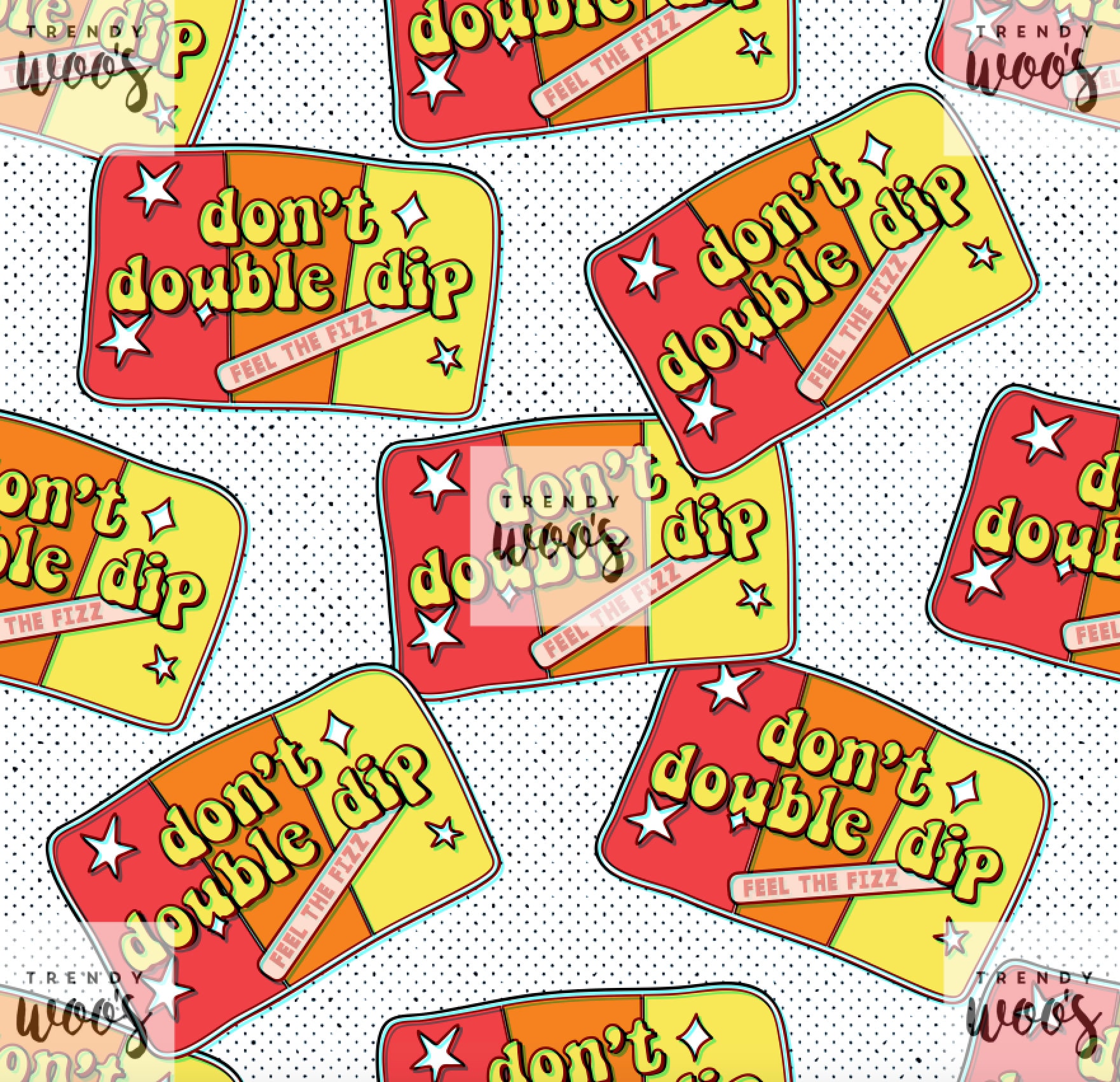 Rude Double Dip Retro Sweets Candy Seamless Pattern / Fabric - Etsy