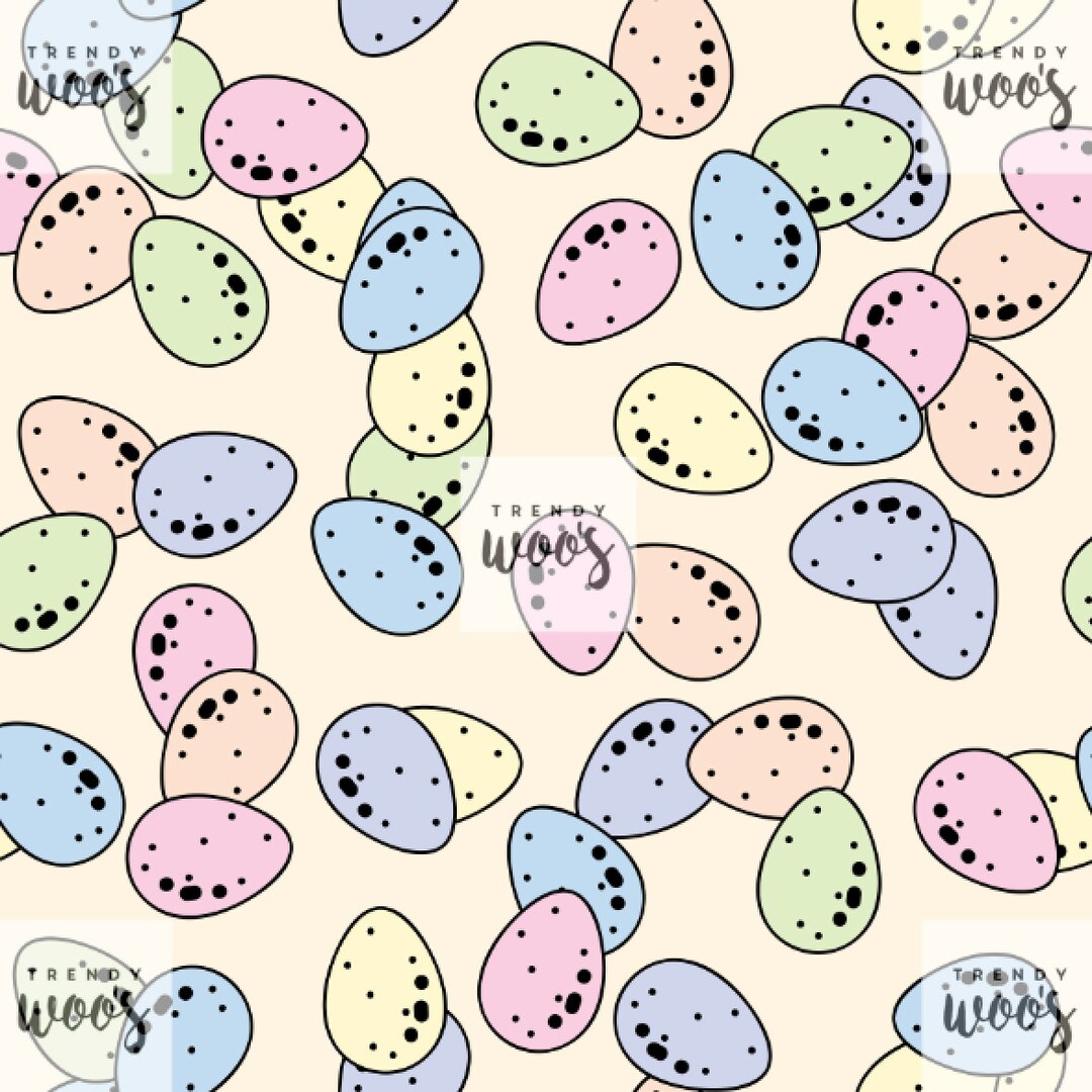 Mini Eggs Scandi Easter Spring Seamless Pattern / Fabric Design ...