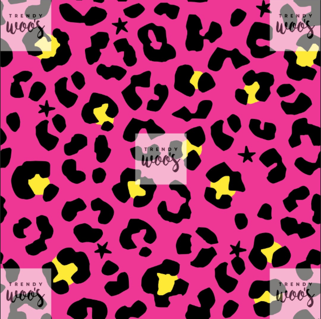 Leopard Cheetah Animal Print Seamless Pattern / Fabric Design / Surface ...