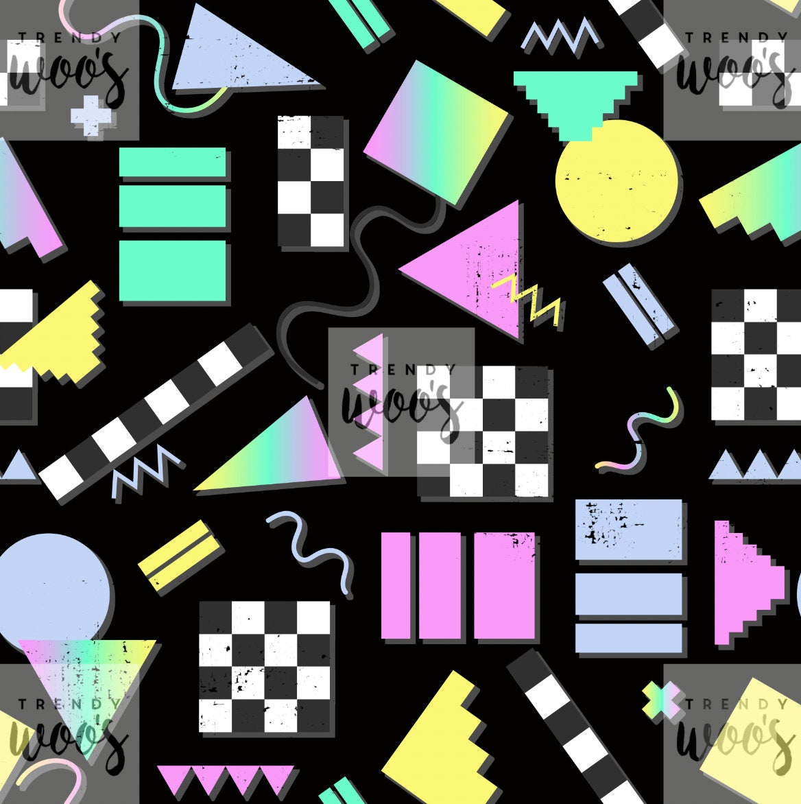 Neon 80s Pattern