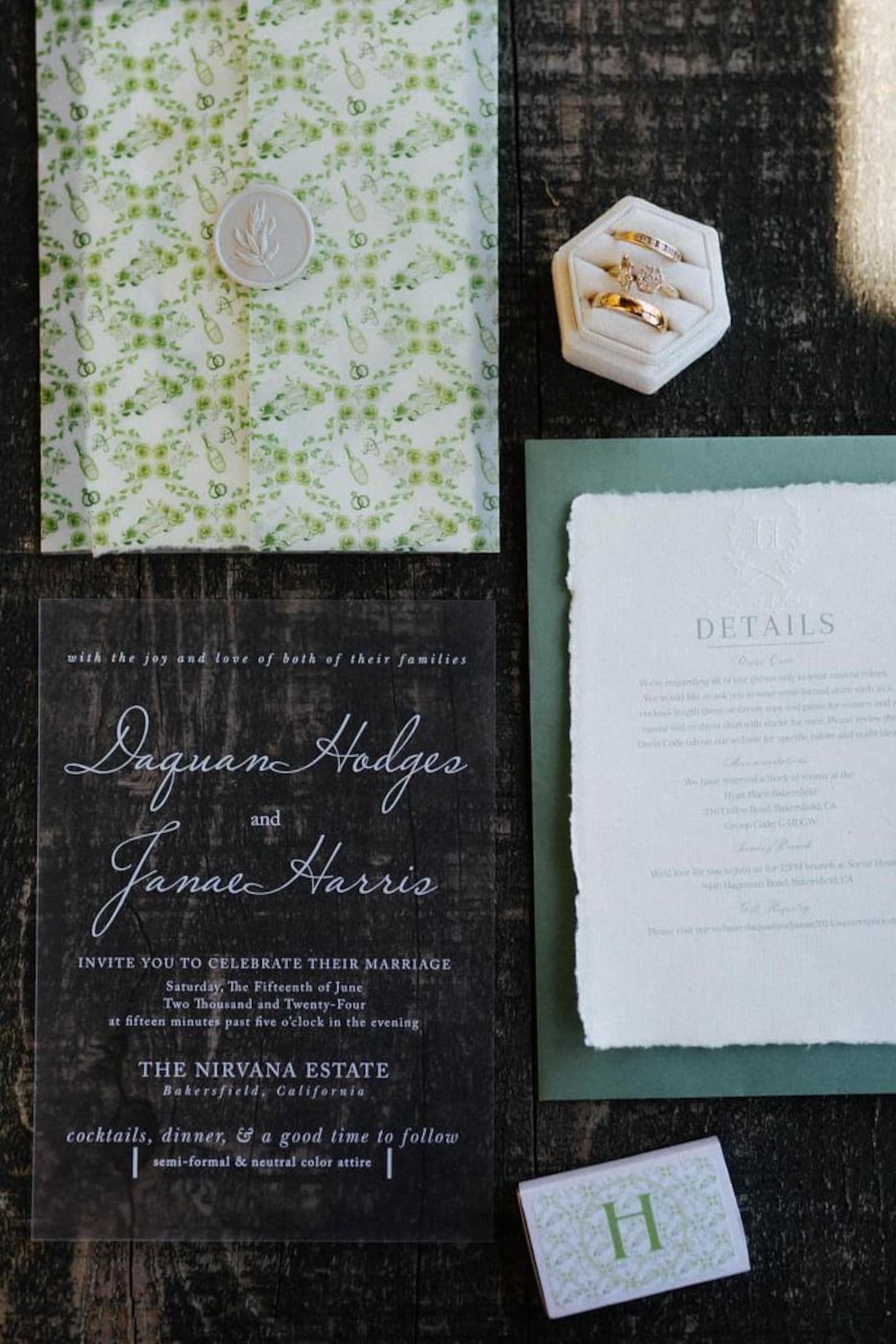 Custom Watercolor Wedding Invitation (hand Painted) - Etsy