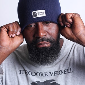 Satin Lined Beanies for Locs & Long Hair Blue / Skull Cap / Beanie Hat ...