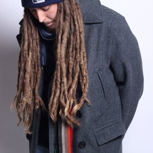 Satin Lined Beanies for Locs & Long Hair Blue / Skull Cap / Beanie Hat ...