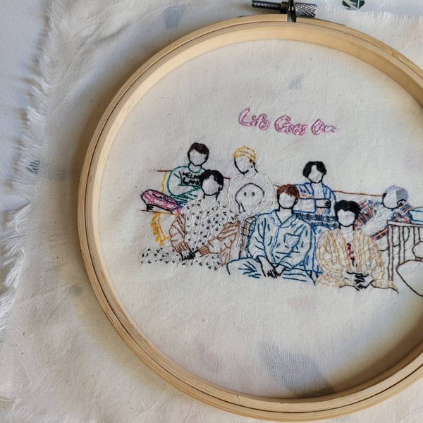 Bts Embroidery - Etsy